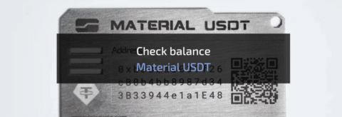 How to check your Material USDT balance - Material Bitcoin